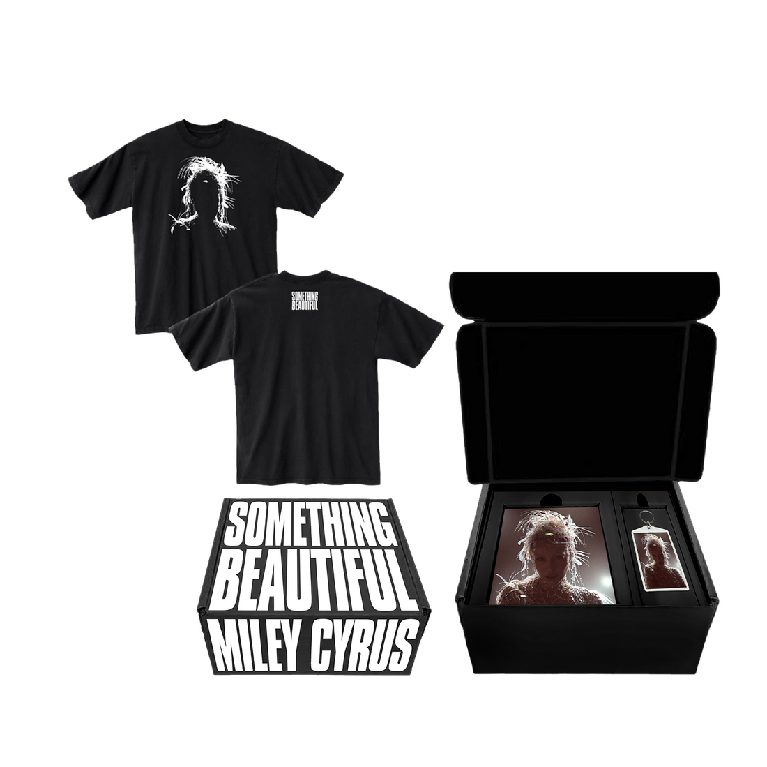 Miley Cyrus - Limited Edition Something Beautiful Tee Box Set – MILEY CYRUS
